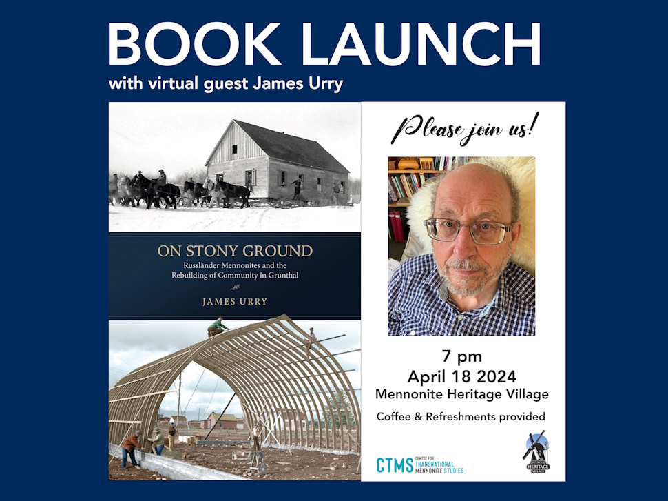 Mennonite Heritage Village hosting author and historian from New Zealand - SteinbachOnline.com ...